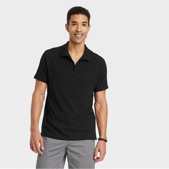 Goodfellow & Co | Shirts | Nwt Goodfellow Mens Collared Black Polo ...